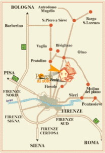 Location | Farmhouse in Fiesole near Florence,Italy:Poggio al Sole ...